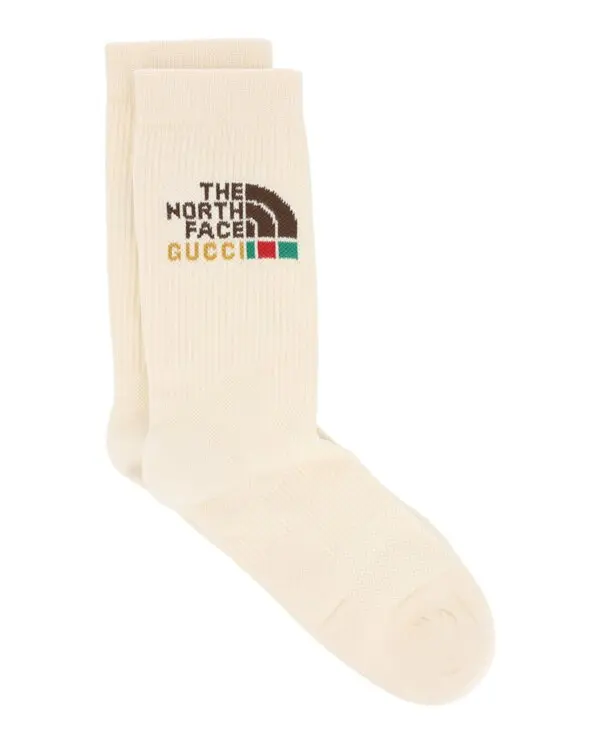 Gucci X The North Face Crew Socks - Cream