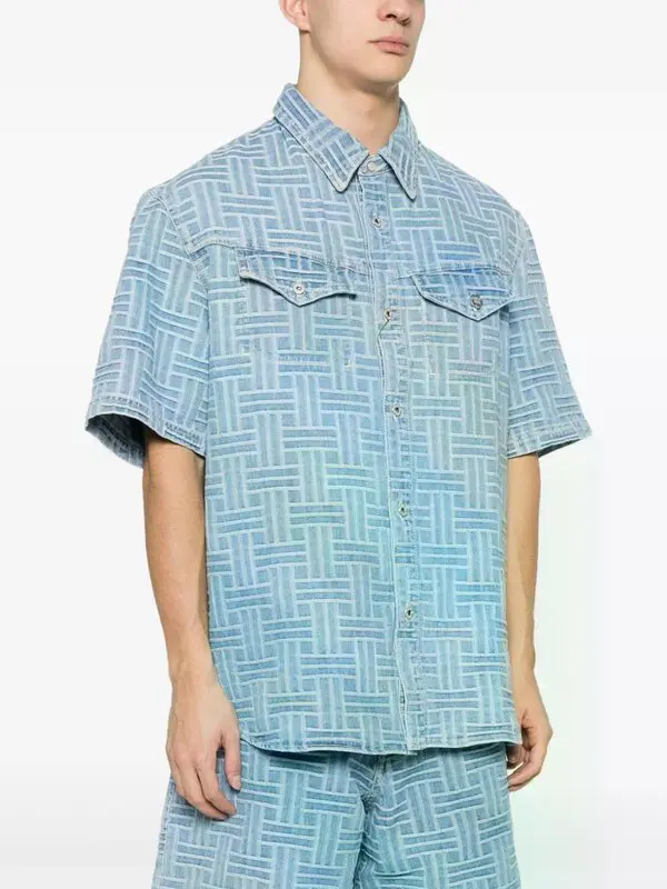 Kenzo Weave Denim Shirt