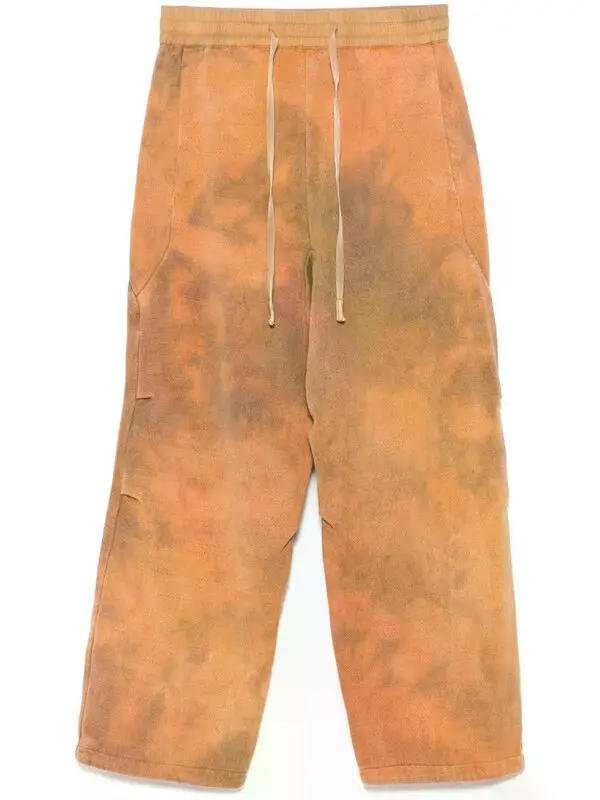 STAIN SHADE Cotton Tapered Trousers