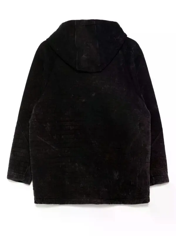 STAIN SHADE Panelled Hoodie