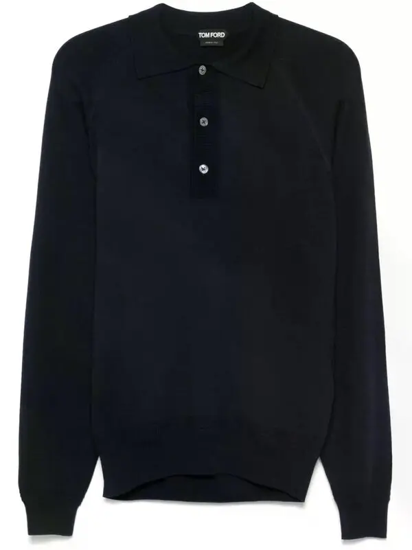 TOM FORD Knitted Polo Sweater