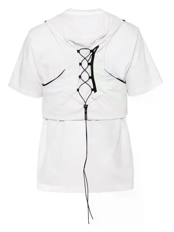 Doublet Trail Vest T-Shirt In White - 44% Off | Editorialist