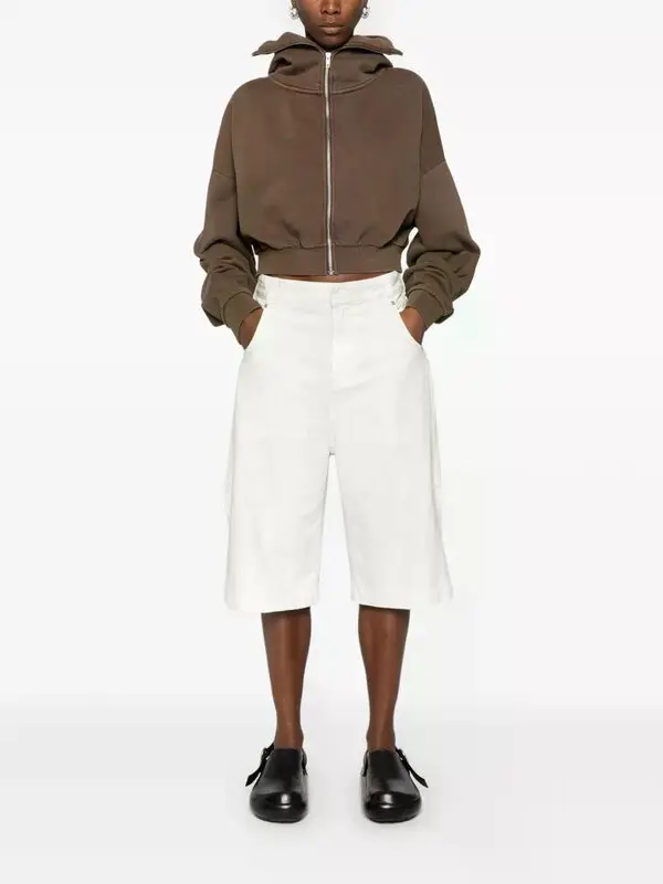 ENTIRE STUDIOS Cropped Zip-up Hoodie