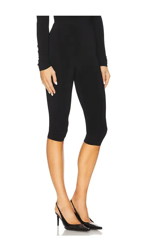 Norma Kamali Capri Legging - Black