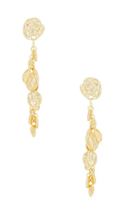 AMBER SCEATS Yasmin Dangle Earrings - Gold