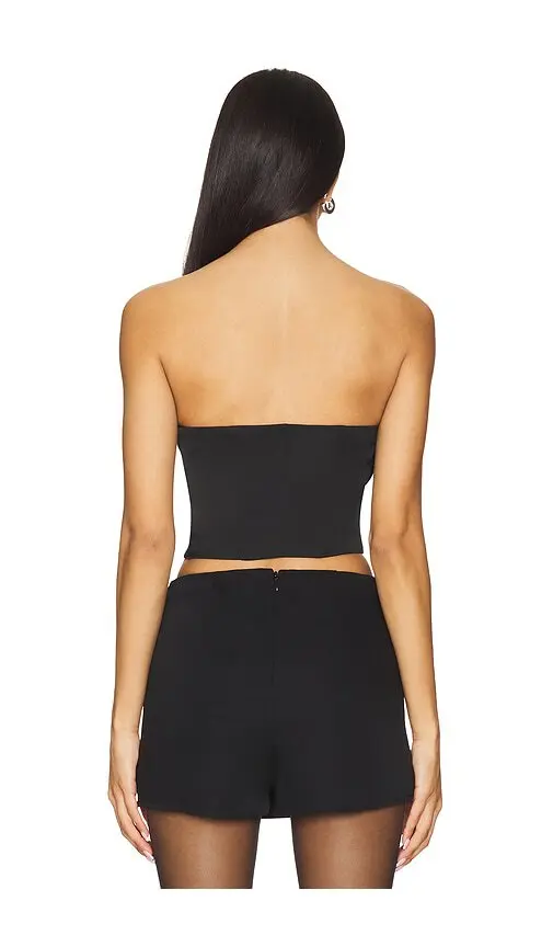 Nbd Chiara Bustier Top - Black