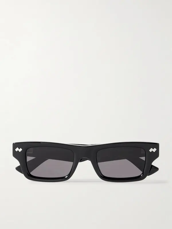 Bottega Veneta Ribbon Stud Square-frame Sunglasses - Black