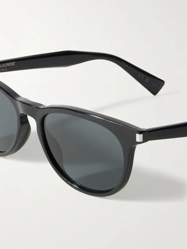 Saint Laurent Round-frame Recycled-acetate Sunglasses