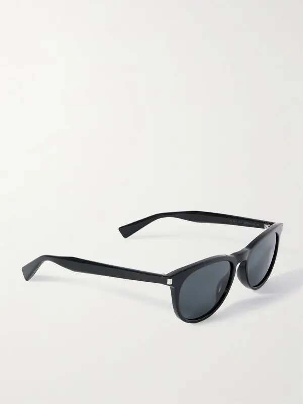 Saint Laurent Round-frame Recycled-acetate Sunglasses