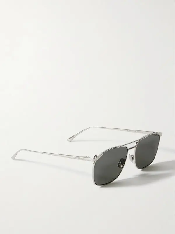Saint Laurent Aviator-style Sunglasses - Silver