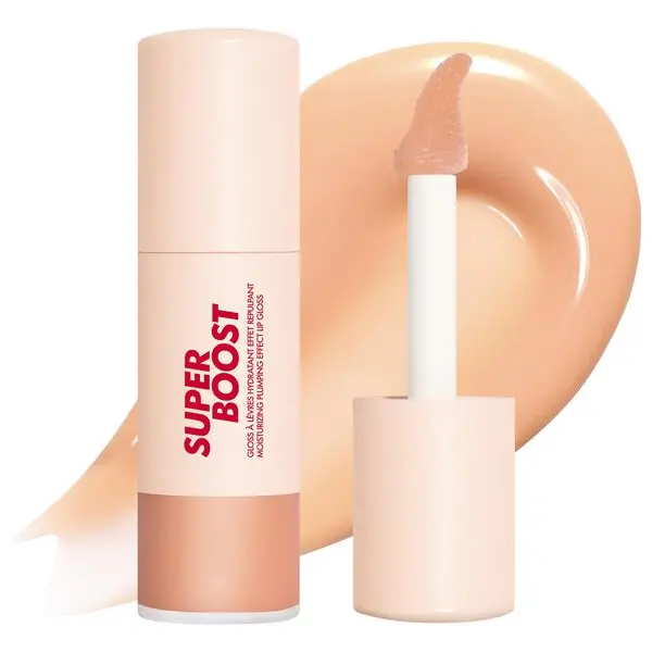 MAKE UP FOR EVER Super Boost Moisturizing & Plumping Lip Gloss - 04 Latte Glaze