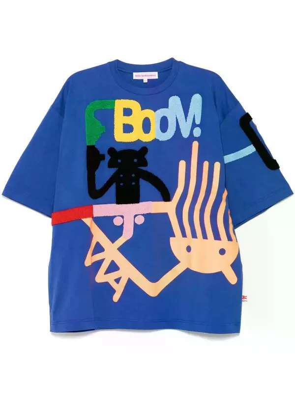 Walter Van Beirendonck Alien Action T-Shirt In Blue - 41% Off 