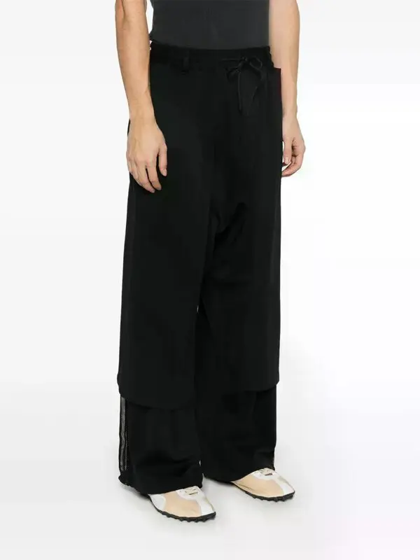Y3 3-stripes Open-hem Track Pants