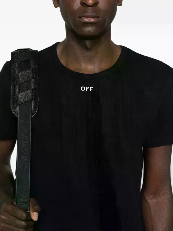 Off-White Off-stamp Ribbed T-shirt