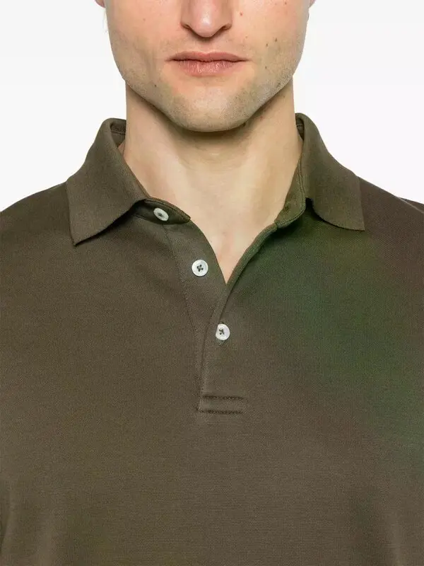Herno Knitted Polo Shirt - Green