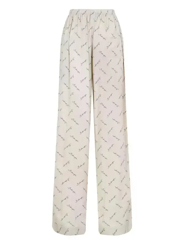 Balenciaga Printed Palazzo Pants