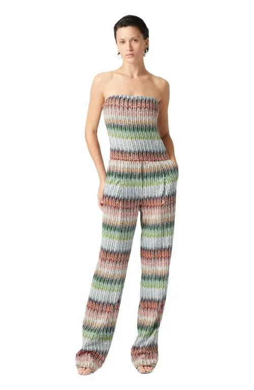 Missoni Long Bustier Knit Jumpsuit - Multicoloured