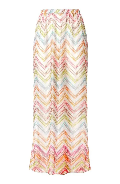 Missoni Printed Tulle Cover-up Palazzo Trousers