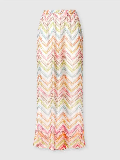 Missoni Printed Tulle Cover-up Palazzo Trousers