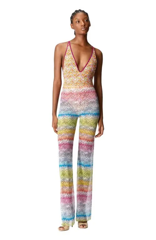 Missoni Printed Tulle Straight Trousers - Multicoloured