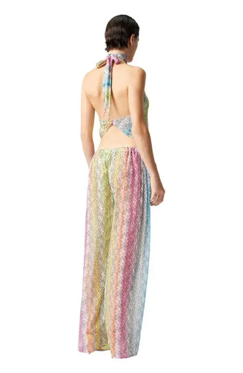 Missoni Printed Cotton And Silk-blend Trousers