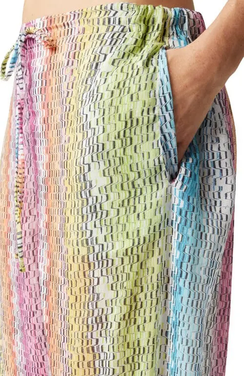 Missoni Printed Cotton And Silk-blend Trousers