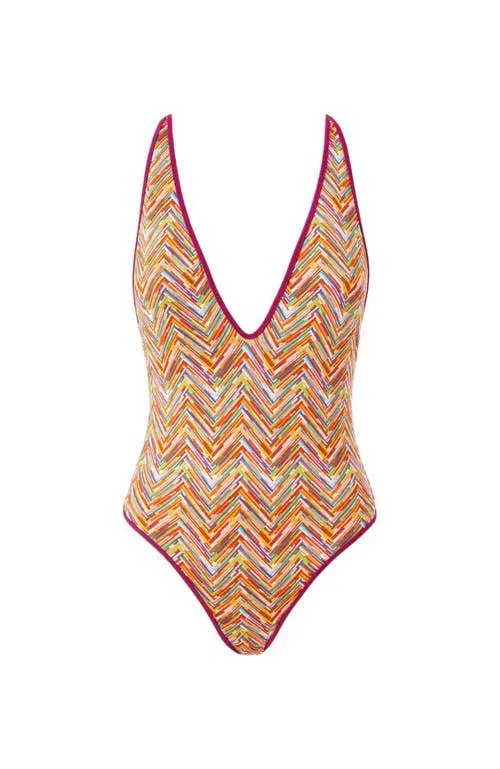 Missoni Reversible Printed One-piece Swimsuit - Multicoloured