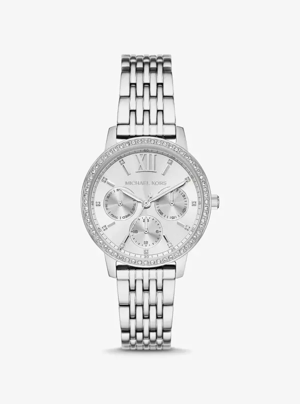 Michael Kors Melissa Pavé -tone Watch - Silver