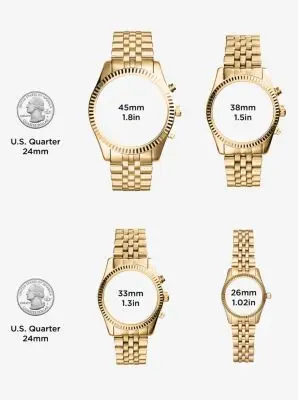 Michael Kors Oversized Two-Tone Pavé Brynn Watch In Silver  display picture 1