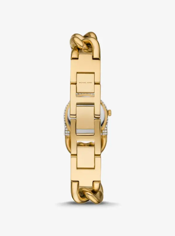 Michael Kors Petite Pavé -tone Chain-link Watch