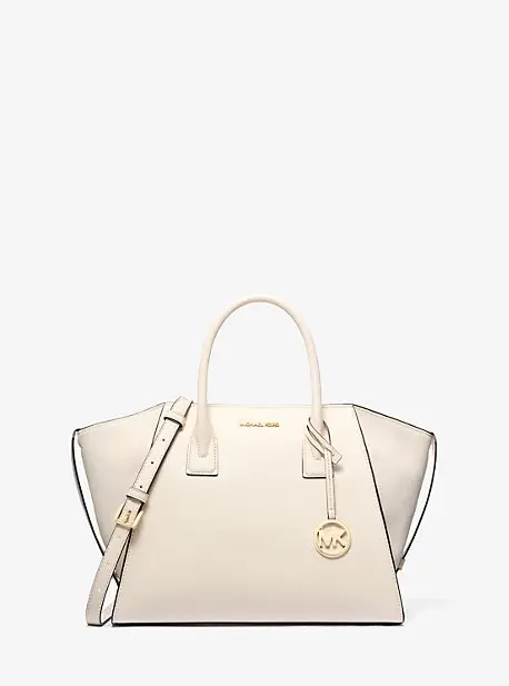 Michael Kors Avril Large Satchel - Natural