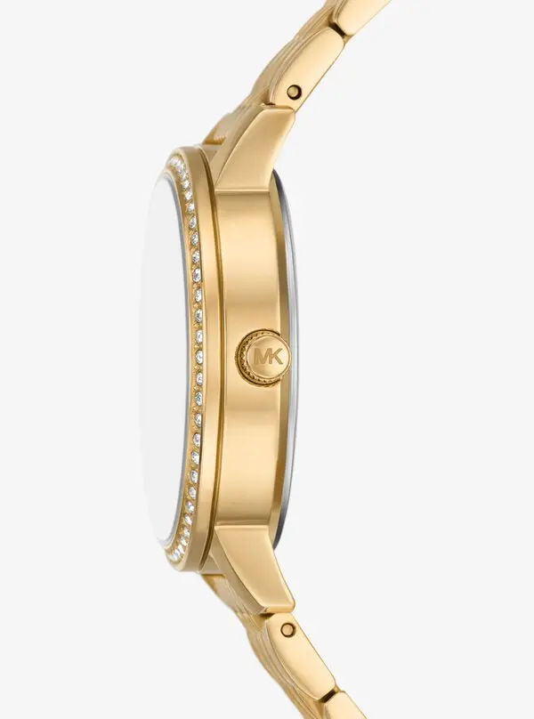Michael Kors Melissa Pavé -tone Watch