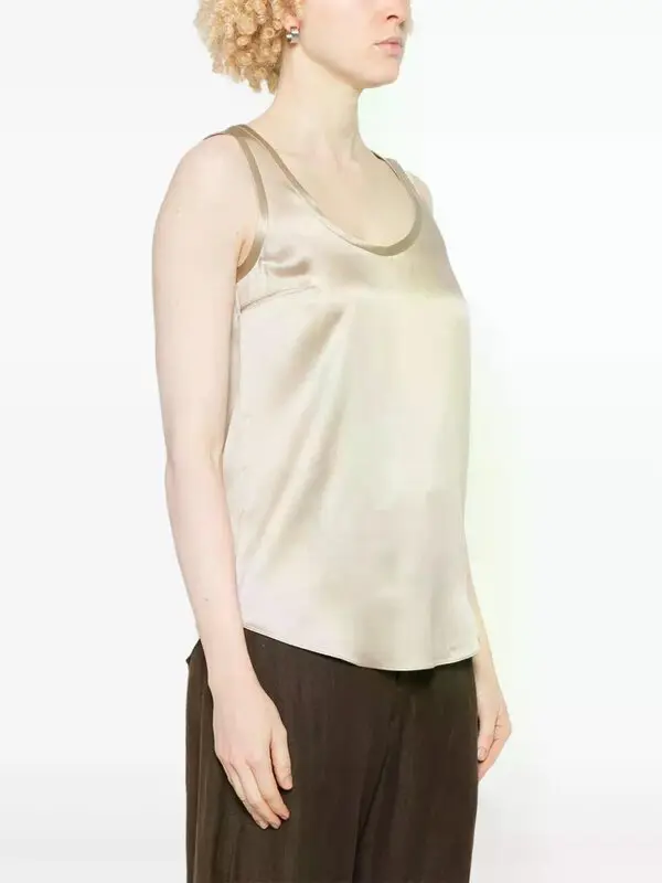 Brunello Cucinelli Satin Top