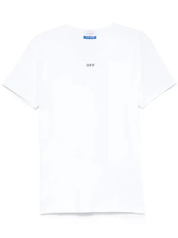 Off-White Off-stamp Ribbed T-shirt