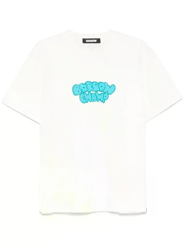 BARROW Logo-print T-shirt - White