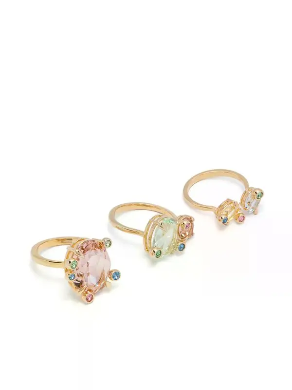 SWAROVSKI Gema Rings Set - Gold