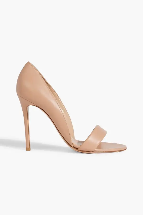 GIANVITO ROSSI Baiser Leather Sandals