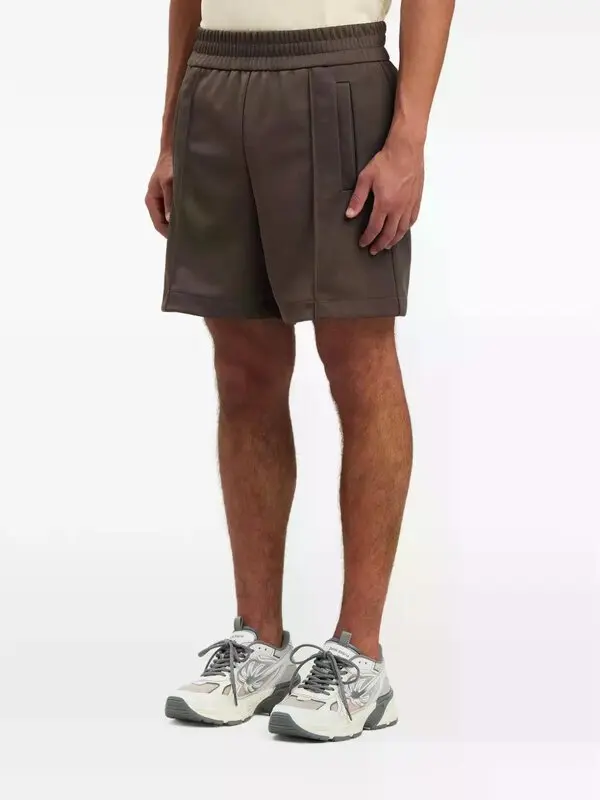 Palm Angels Logo Track Shorts - Brown