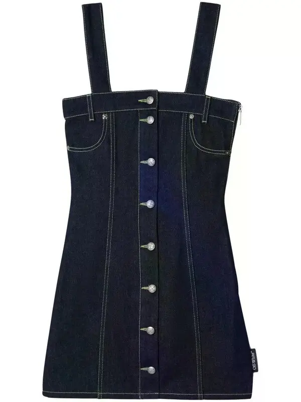Off-White Corset Denim Dress