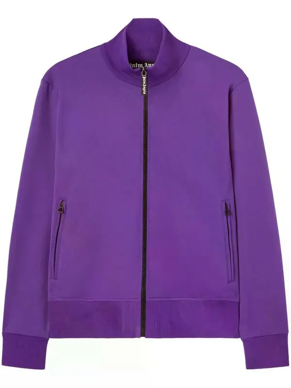Palm Angels Logo-print Zip-up Track Jacket - Purple