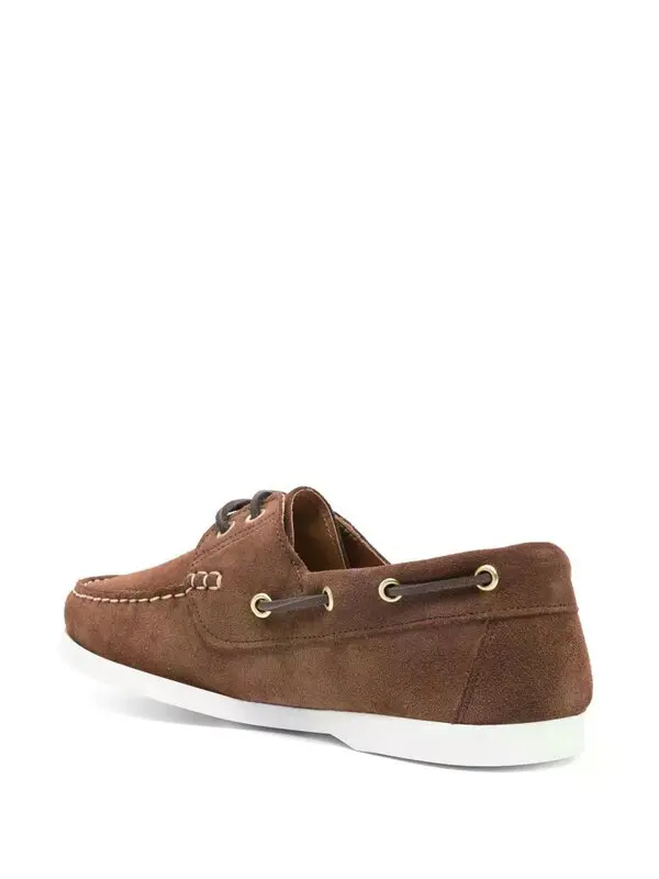 P.a.r.o.s.h Suede Boat Shoes - Brown