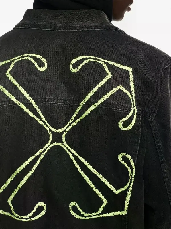 Off-White Arrow Outline Denim Jacket