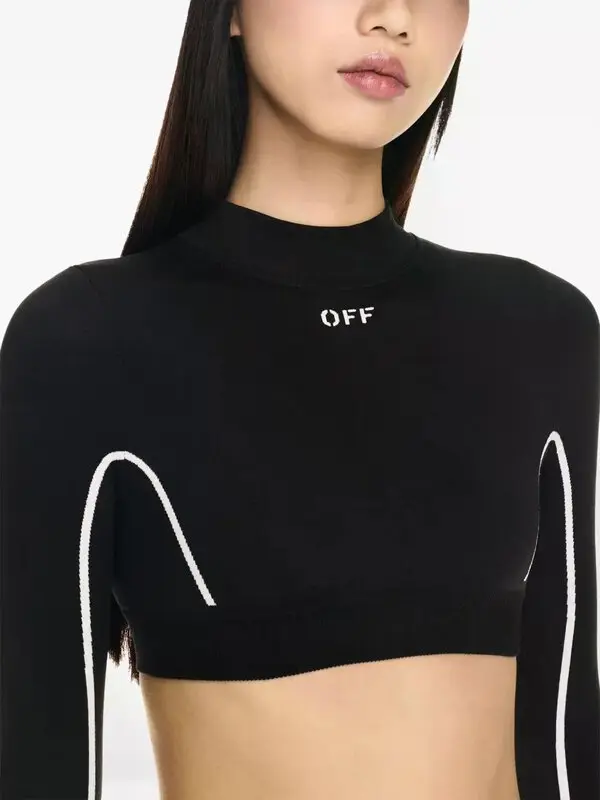 Off-White Off Stamp Cropped Top