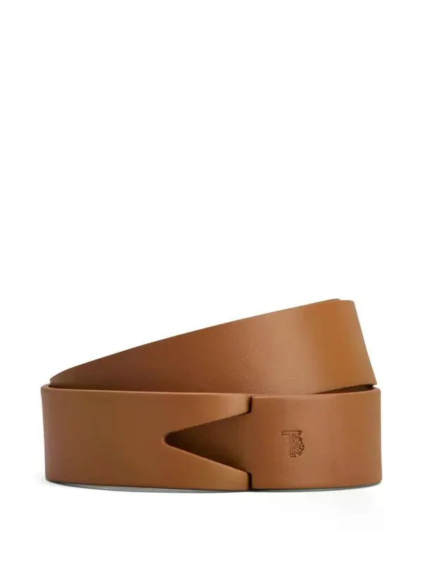 TOD'S Greca Belt - Brown