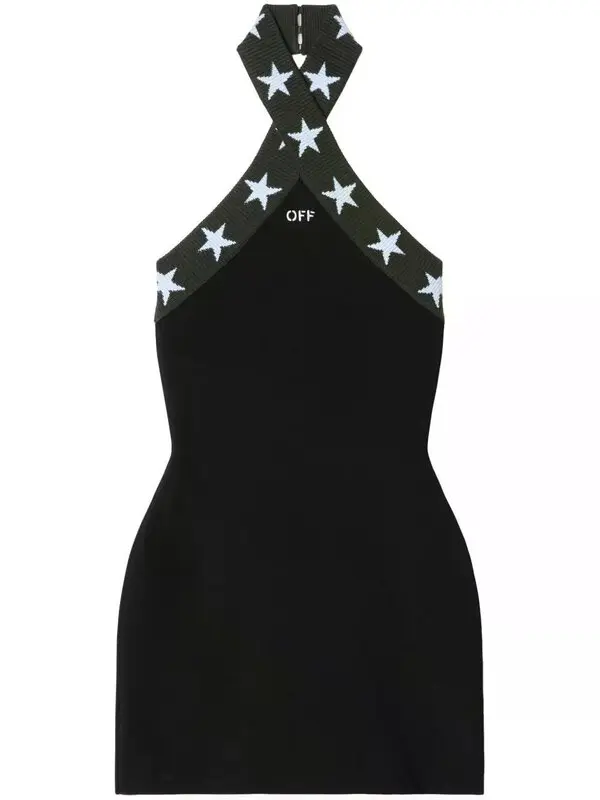 Off-White Star Mini Dress