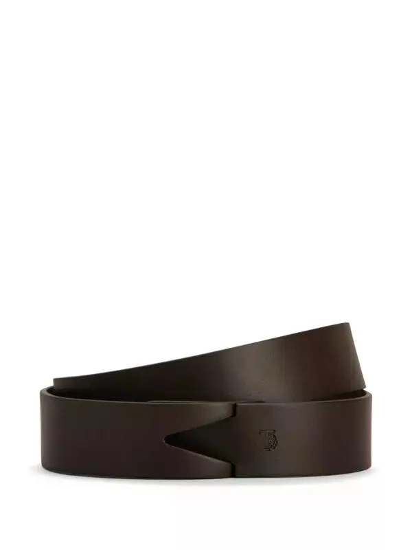 TOD'S Greca Belt - Brown