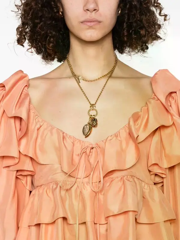 Chloé Ruffled Cropped Top