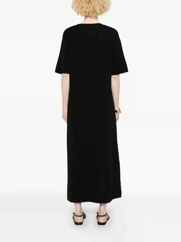 Eric Bompard Knitted Midi Dress - Black