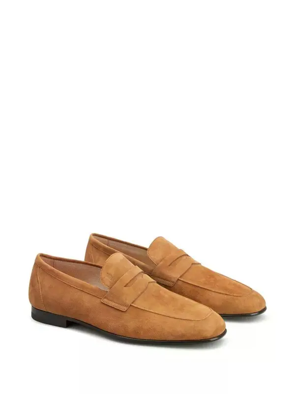 TOD'S Suede Loafers - Brown