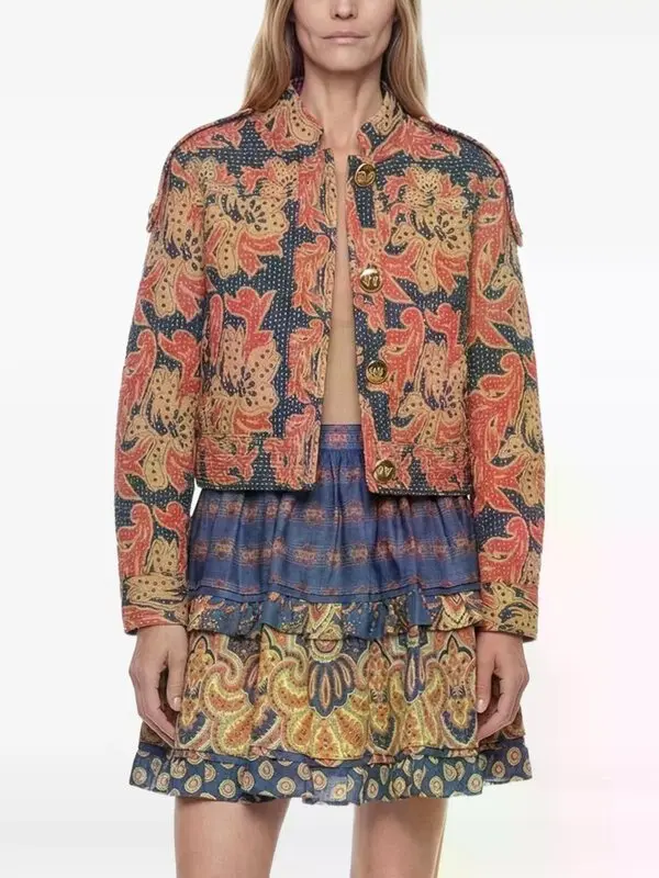 Valentino Garavani Apres L'hiver Jacquard Jacket - Blue